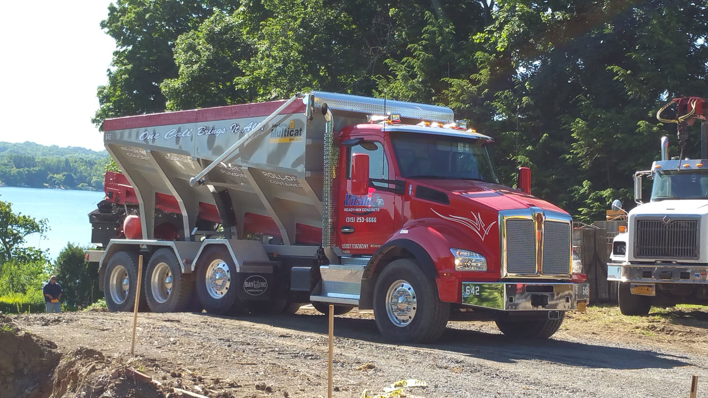 Stone Slinger Services | Vitale Concrete | Syracuse & CNY